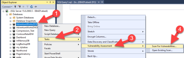 معرفی ابزار Vulnerability Assessment در SSMS - نیک آموز