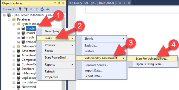 معرفی ابزار Vulnerability Assessment در SSMS - نیک آموز