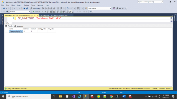 راه اندازی DatabaseMail در SQL Server با استفاده از Gmail - نیک آموز
