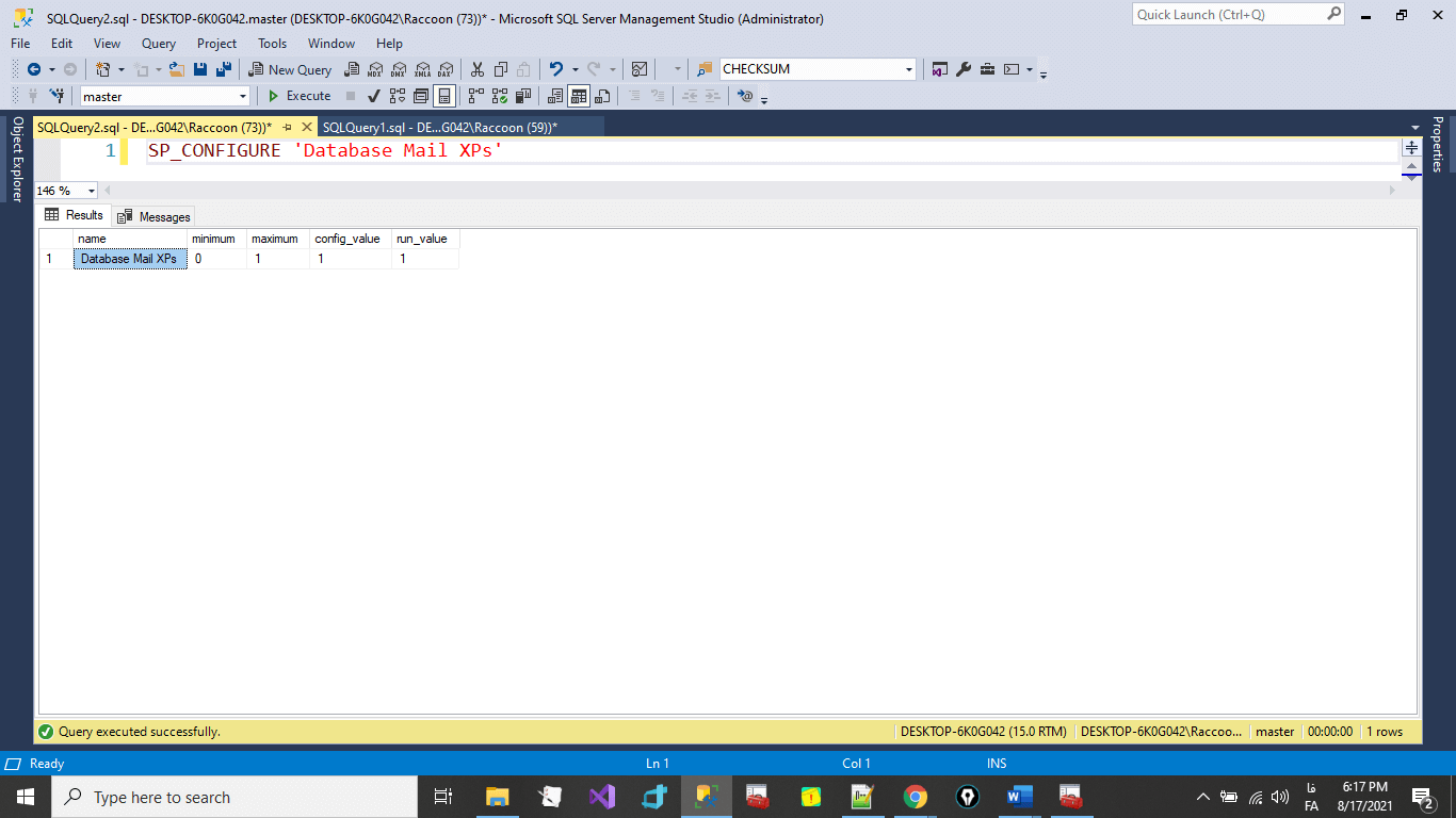راه اندازی DatabaseMail در SQL Server با استفاده از Gmail - نیک آموز