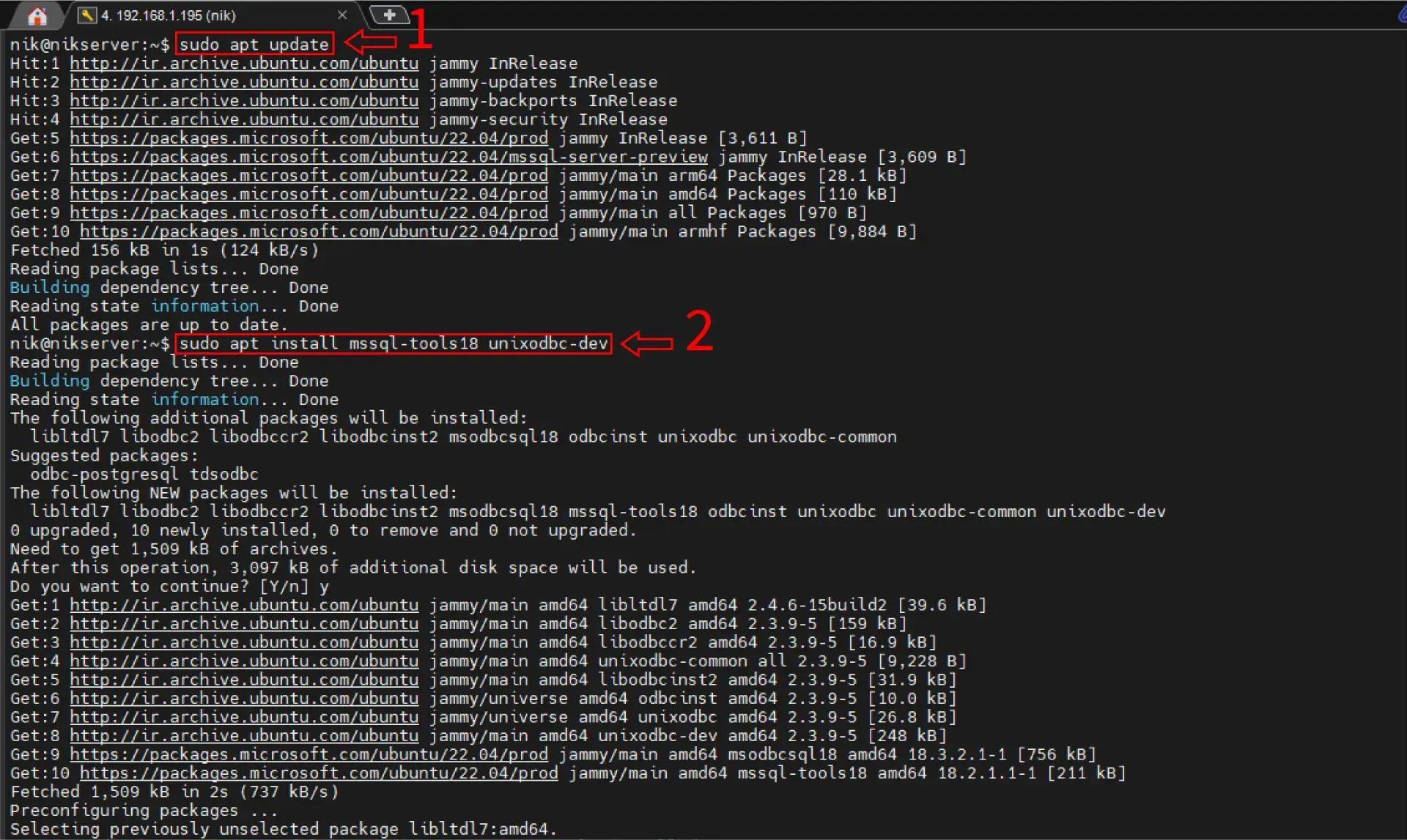راهنمای نصب SQL Server در لینوکس - نیک آموز